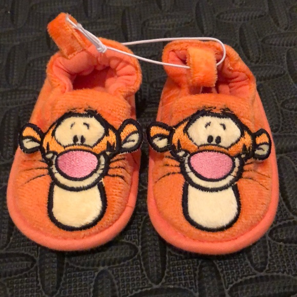 Disney | Shoes | Nwot 6 Month Disney Tigger Slippers | Poshmark